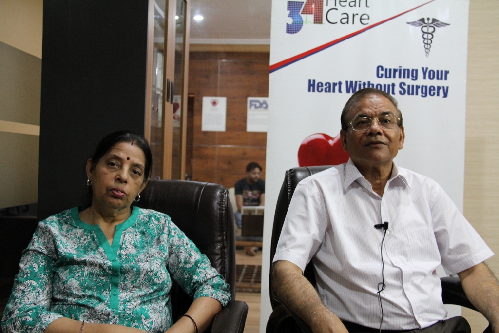 Yogesh Mathur’s Before & After Comparison of CT Angiography | 34 HEART CARE